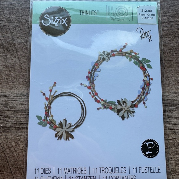 Sizzix | Office | Sizzix Winter Garland Thinlits Die Set | Poshmark